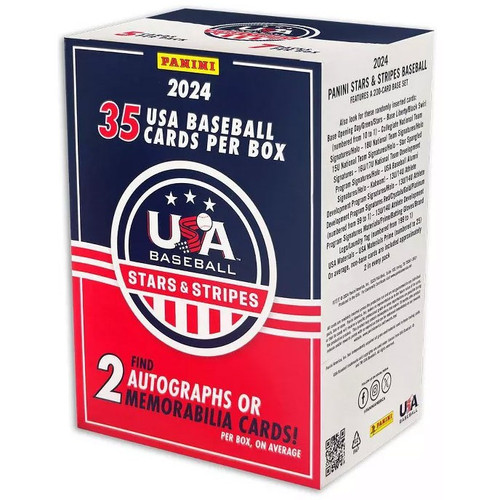 Team USA Panini 2024 Stars Stripes Baseball Trading Card BLASTER Box 7 ...