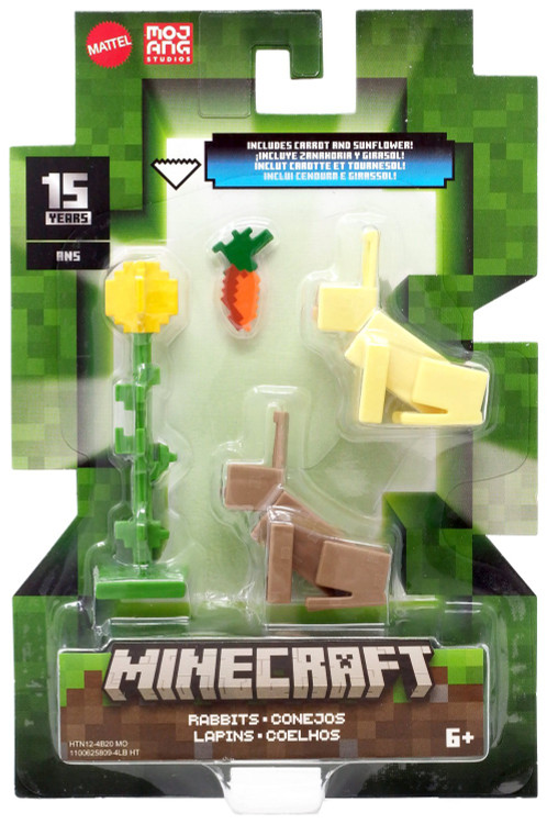 Minecraft Rabbits 3.25 Action Figure Mattel Toys - ToyWiz