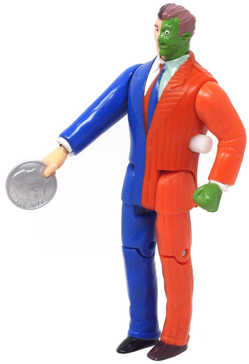 DC Super Heroes Two-Face 4 Action Figure Loose Used Condition Toy Biz - ToyWiz