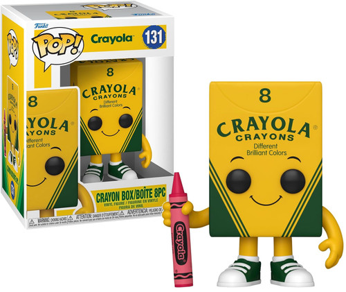 Funko Crayola POP Vinyl Crayon Box 8pc Vinyl Figure 131 - ToyWiz