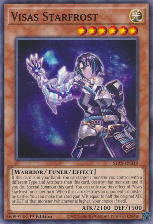 YuGiOh Trading Card Game 2-Player Starter Set Single Card Common Visas ...