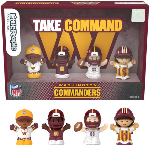 Fisher Price Little People x NFL Washington Commanders Collector Series ...
