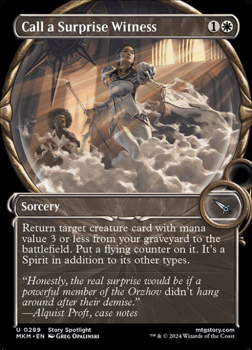 Magic The Gathering Murders at Karlov Manor Single Card Uncommon Call a ...