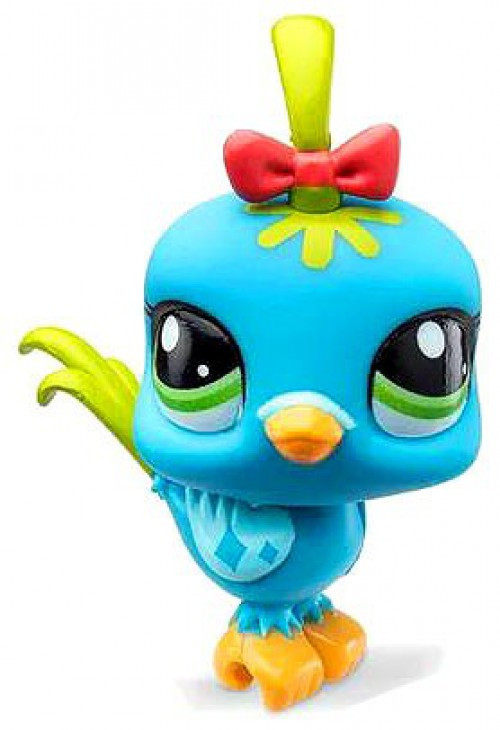 Littlest Pet Shop 2024 Blue Fancy Bird Mini Figure 40 Loose Hasbro - ToyWiz