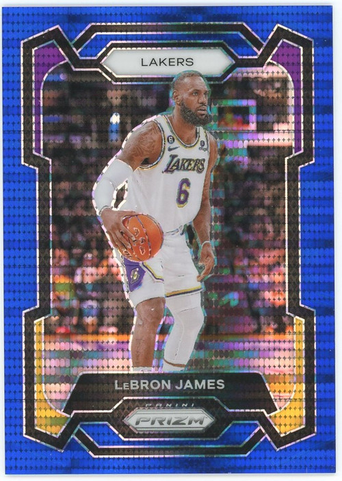 NBA 2023-24 Panini Prizm Single Card Blue Seismic Pulsar 5899 LeBron ...