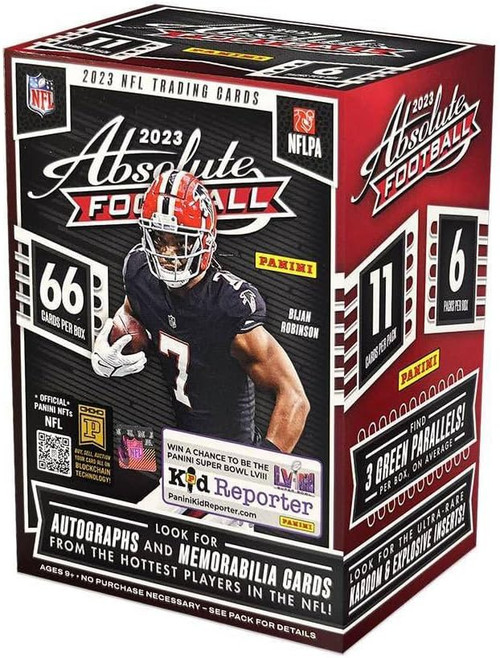 NFL Panini 2023 Absolute Football Trading Card BLASTER Box 6 Packs ...