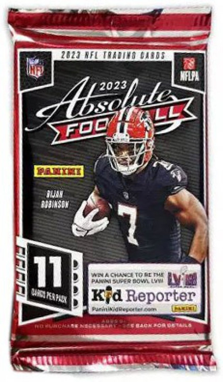 NFL Panini 2023 Absolute Football Trading Card BLASTER Pack 11 Cards ...