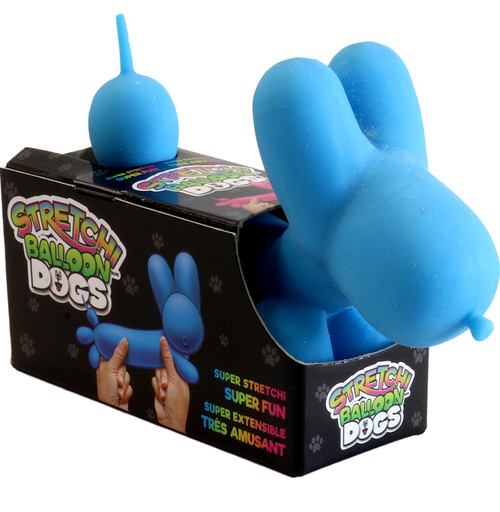 Stretchi Balloon Dogs BLUE 4 Fidget Toy Super Stretchy, Super Fun ...