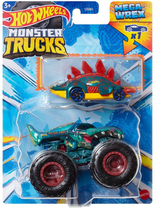Hot Wheels Monster Trucks Mega Wrex 164 Diecast Car Includes Hot Wheels ...