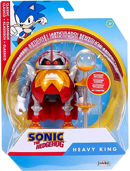 Sonic The Hedgehog Heavy King 4 Action Figure Classic Jakks Pacific ...