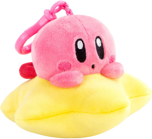 Kirby Warp Star Kirby 4 Plush Hanger Tomy International - ToyWiz