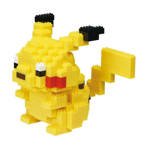 Nanoblock Pokemon Series Pikachu DX 4.72 Building Block Set Kawada - ToyWiz