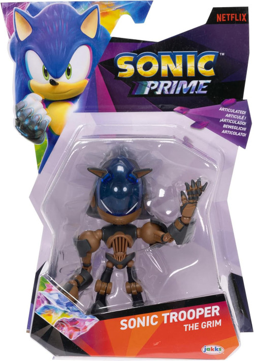 Sonic The Hedgehog Prime Sonic Trooper 5 Action Figure The Grim Jakks ...