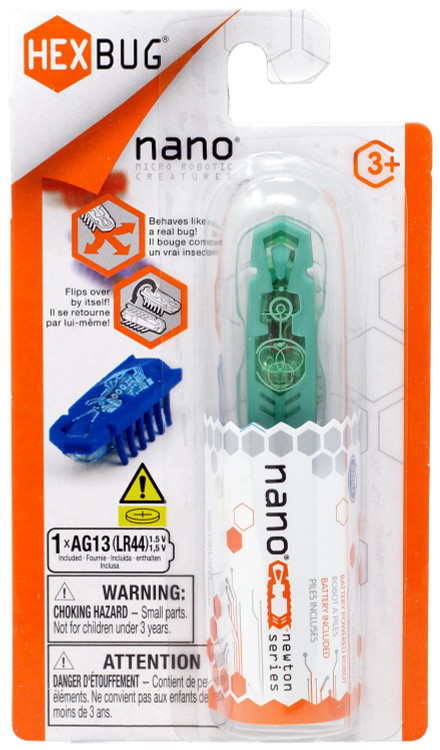 Hexbug Nano Newton Series Single Figure Mint Green - ToyWiz
