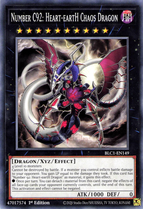 YuGiOh Trading Card Game Battles of Legend Chapter 1 Single Card Common Number C92 Heart-eartH ...