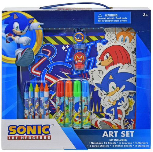 Sonic The Hedgehog Art Set Innovative Designs - ToyWiz