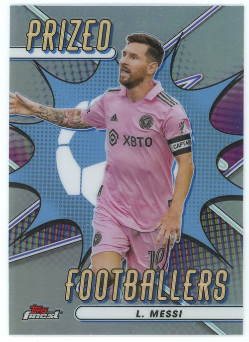 Soccer 2023 Topps Finest Single Card Prized Footballers Lionel Messi PF ...