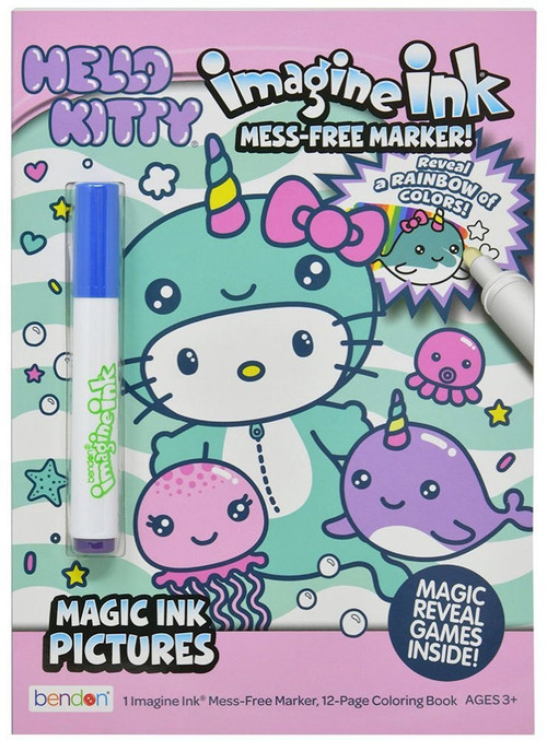 Sanrio Hello Kitty Friends Imagine Ink Magic Ink Pictures Activity Book ...