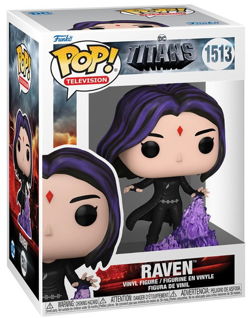 Funko DC Titans POP Television Raven Vinyl Figure 1513 - ToyWiz