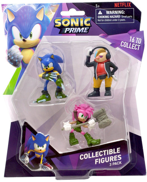 Sonic The Hedgehog Prime Series 1 Sonic, Amy Dr. Dont 2 Mini Figure 3 ...