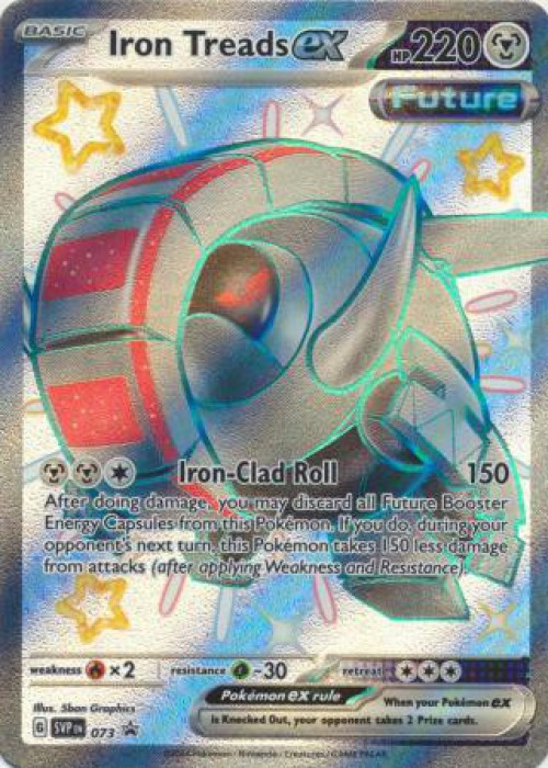Pokemon Scarlet Violet Paldean Fates Single Card Promo Full Art Iron ...