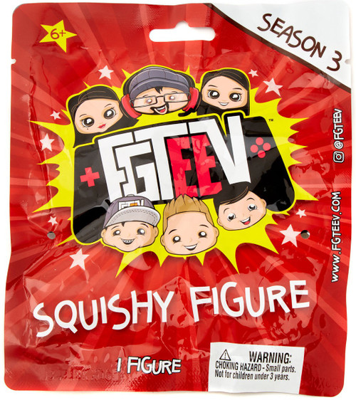 FGTeeV Season 3 Squishy Figure Mystery Pack 1 RANDOM Figure Bonkers Toy ...