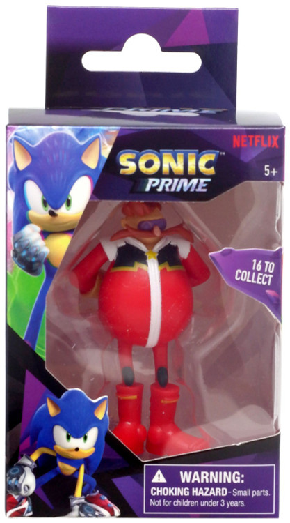 Sonic The Hedgehog Prime Single Packs Dr. Eggman 2.5 Mini Figure PMI ...