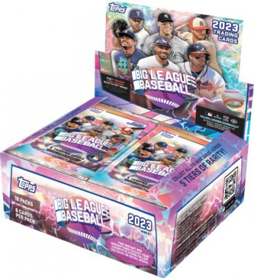 MLB Topps 2023 Big League Baseball Trading Card HOBBY Box 18 Packs, 8 ...