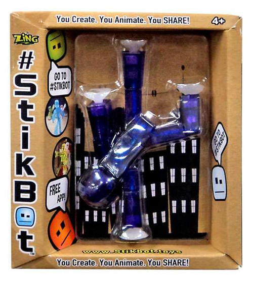 Stikbot Stikbot 3 Figure Purple Zing - ToyWiz