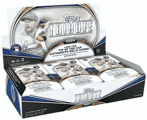 MLB Topps 2024 Tribute Baseball Trading Card HOBBY Box 6 Packs - ToyWiz