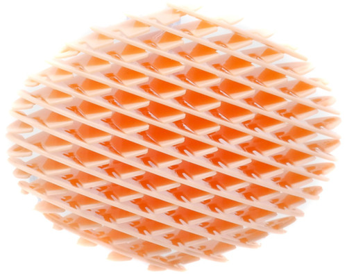Mesh Worm Orange Fidget Toy - ToyWiz