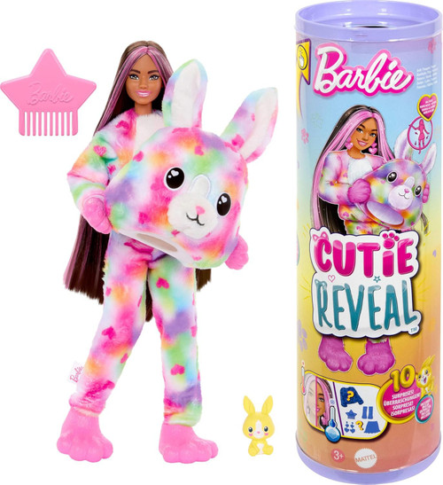 Barbie Cutie Reveal Color Dreams Series Rabbit Surprise Doll Mattel ...