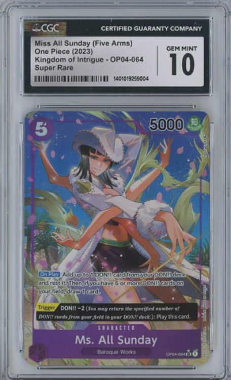 One Piece Trading Card Game Kingdoms of Intrigue Single Card Super Rare ...