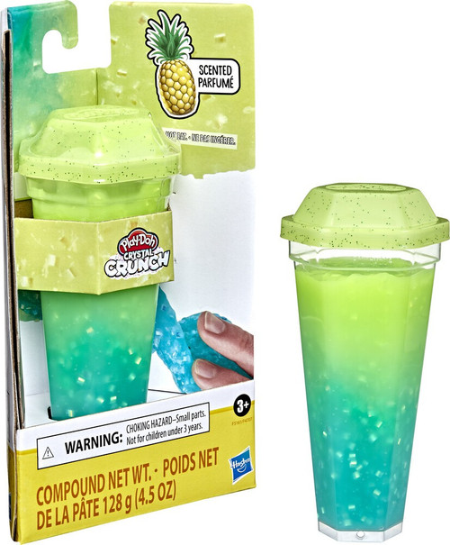 Play-Doh Slime Crystal Crunch Pineapple Slime Hasbro Toys - ToyWiz