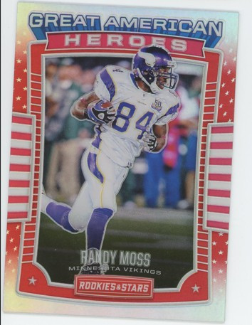NFL 2017 Panini Rookies Stars Single Card 8999 Randy Moss 10 Great ...