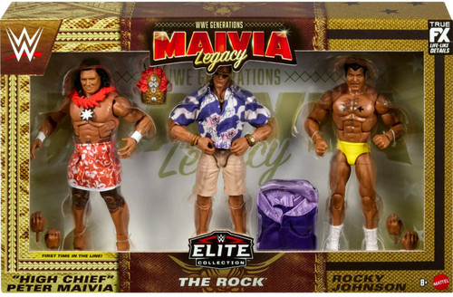 WWE Wrestling Elite Collection WWE Generations High Chief Peter Maivia ...