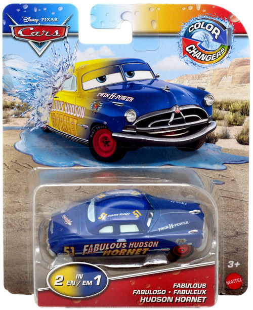 Disney Pixar Cars Cars 3 Color Changers Fabulous Hudson Hornet 155 ...