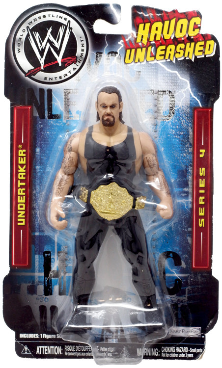 WWE Wrestling Havoc Unleashed Series 4 Undertaker Action Figure with ...