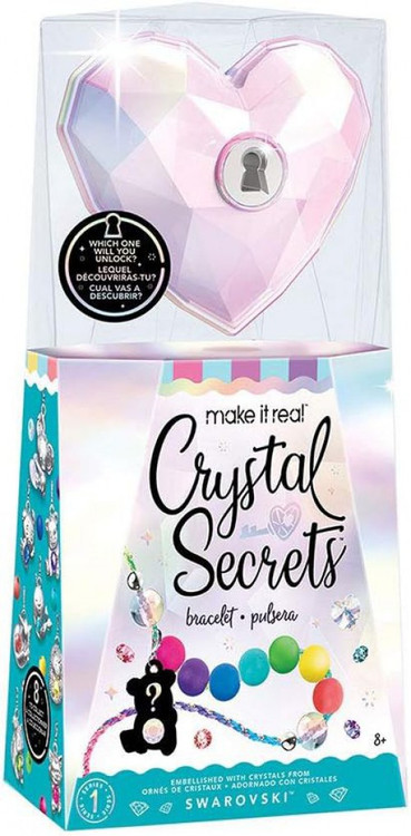 Make it Real Crystal Secrets DIY Bracelet Kit - ToyWiz