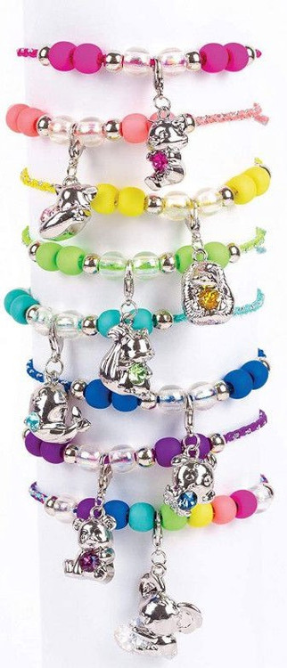 Make it Real Crystal Secrets DIY Bracelets Kit 3 Bracelets - ToyWiz