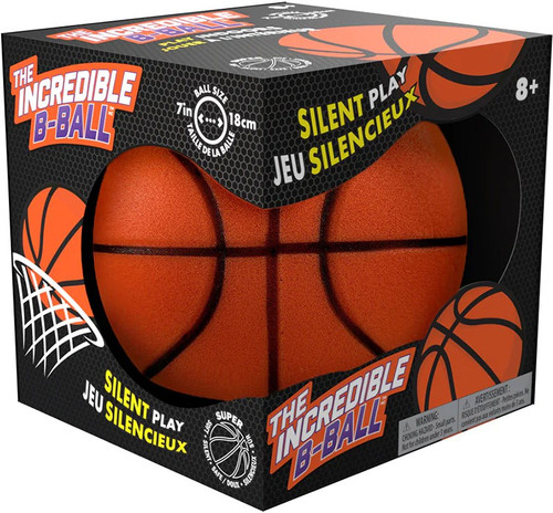 The Incredible B-Ball 7 Foam Ball Play Basketball Indoors Silently ...