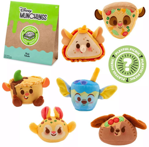 Disney Munchlings Micro Plush Playful Picnic 4 Mystery Pack - ToyWiz