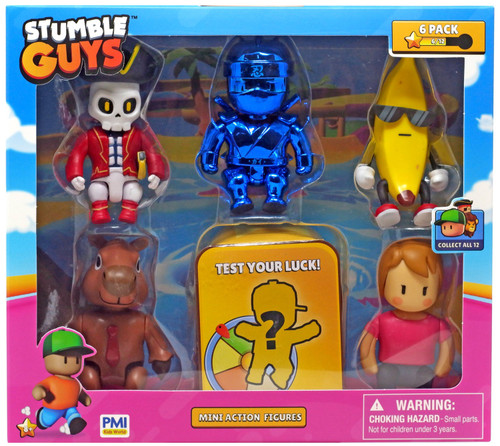 Stumble Guys Mini Action Figures Capt Noheart, Dynamitron, Banana Guy ...