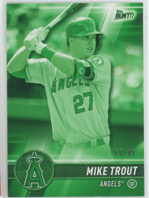 MLB 2017 Topps Bunt Single Card 6099 Mike Trout 2 - ToyWiz
