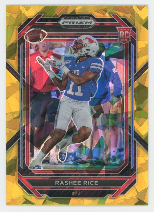 NFL 2023 Panini Prizm Draft Picks Single Card Gold Ice Rashee Rice 142 ...
