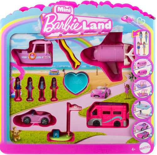 Mini BarbieLand Set 1 1.5 Dolls Accessories Mattel - ToyWiz