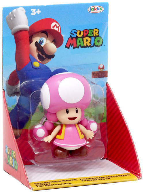World of Nintendo Super Mario Toadette 2.5 Mini Figure 2024 Jakks ...
