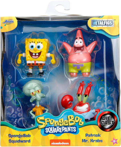 Spongebob Squarepants Metalfigs Spongebob, Squidward, Patrick Mr. Krabs ...