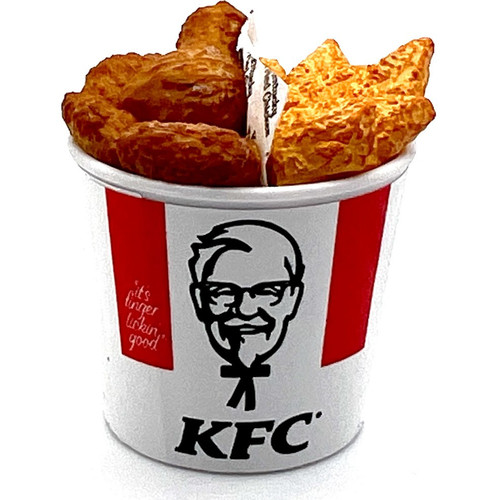 5 Surprise KFC Split Fried Chicken Bucket 1.5 Common Mini Food Toy ...
