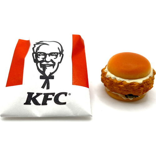 5 Surprise KFC Chicken Sandwich 1.5 Common Mini Food Toy Loose Zuru ...
